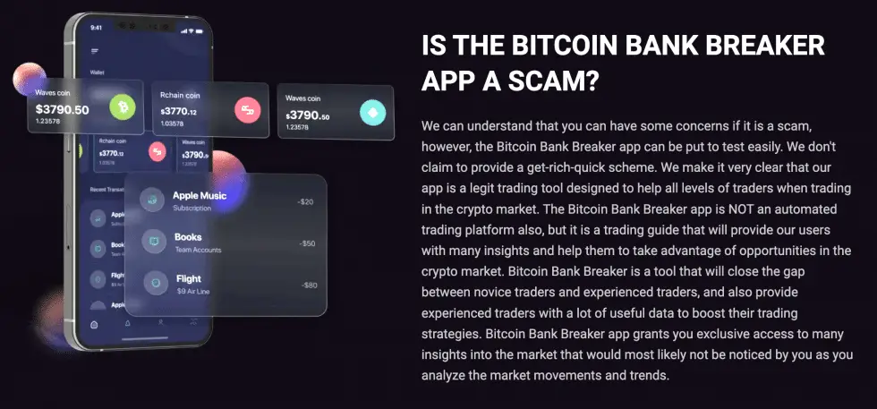 Bitcoin Bank Breaker Review : Legit or Scam?