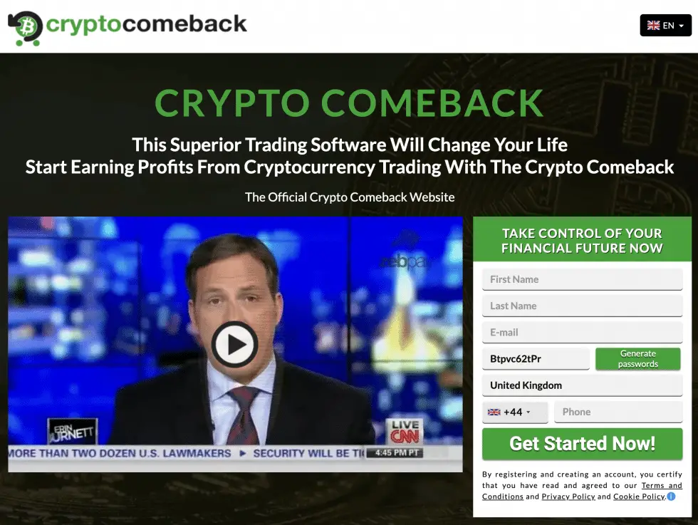 Crypto Comeback Review : Legit or Scam? In-depth analysis