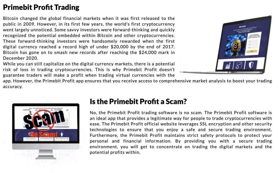Primebit Profit Review : Legit or Scam?